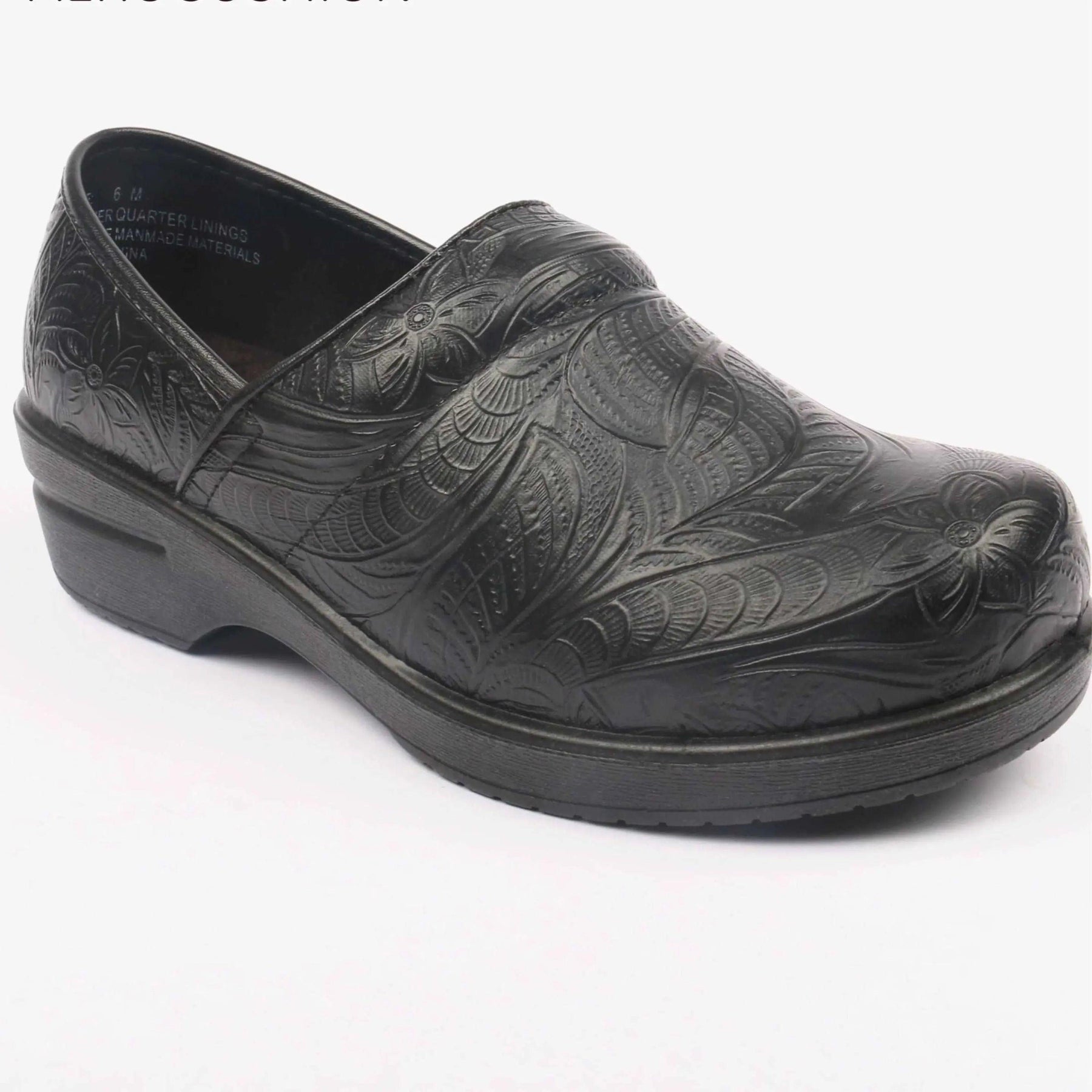 Black Tooled Nursing Clogs – Scrubs Galore Uniforms